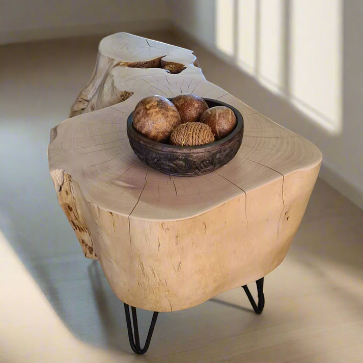 Nature’s Sculpt Jacaranda Wood Coffee Table – Timberstone Furniture